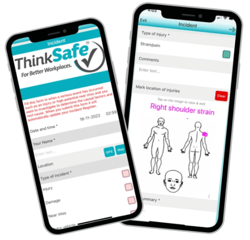 ThinkSafe Incidents App | Record and Report Workplace Events | ThinkSafe